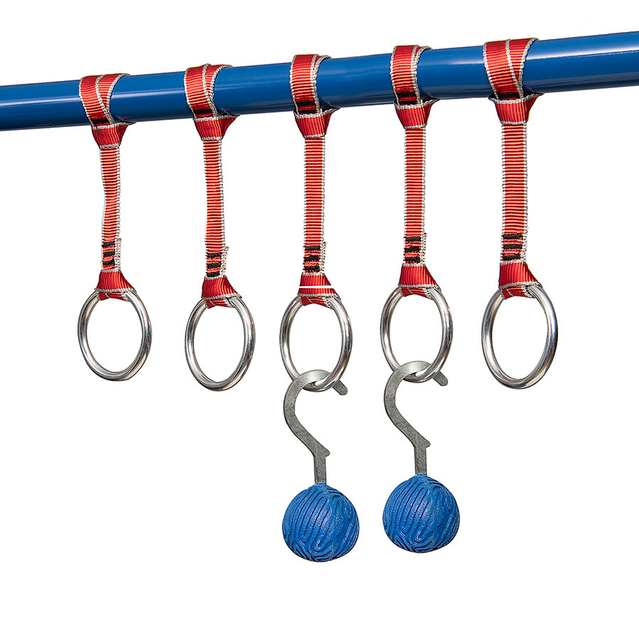Ball hooks with rings set - Cube Holds - 2Ninja